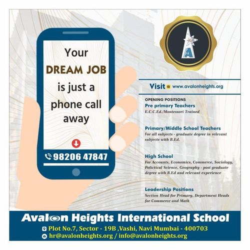 Careers | Avalon Heights International School